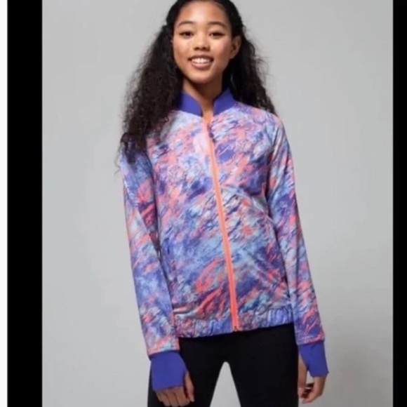 Ivivva | Jackets & Coats | Ivivva Cool Down Reversible Jacket Blue Pink ...
